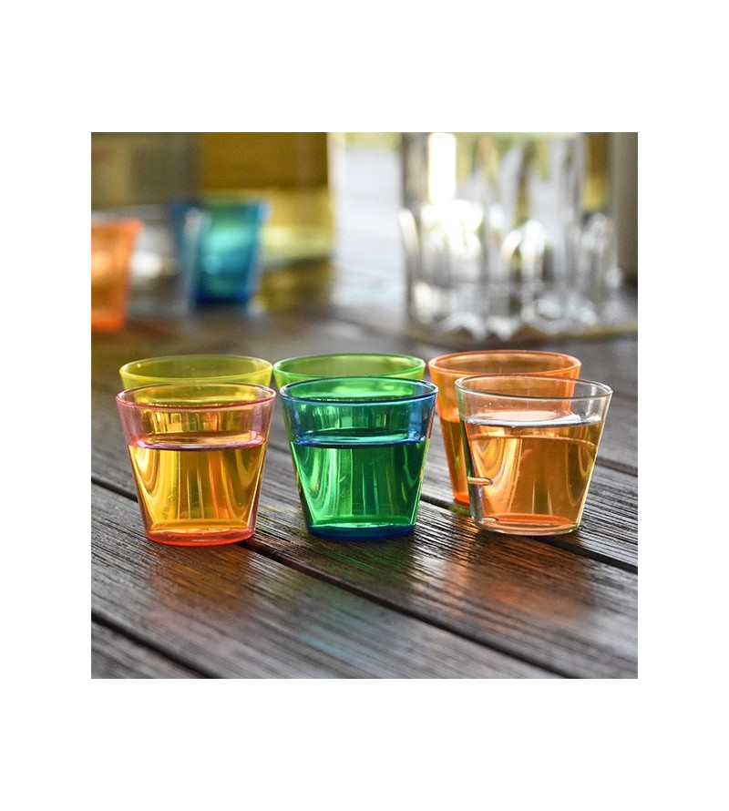 Wobbly Boot 30ml Polycarb Shot Cups Assorted Colours (250)