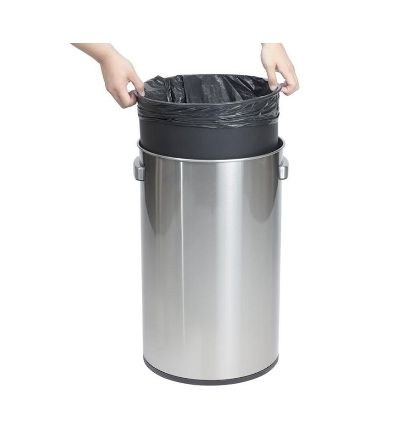 Compass 60L Stainless Steel Urban Open Top Bin