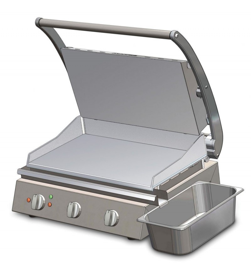 Roband Grill Station 8 Slice Smooth Plates